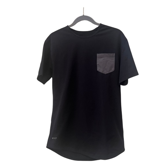 BYLT Basics | Shirts | Bylt Drop Cut Lux Pocket Black And Charcoal Side ...